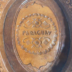 Paraguay | Art | Antique And Rare Paraguayan Leather Bowl And Sealed ...